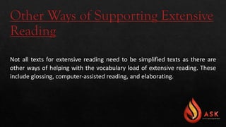 Extensive Reading | PDF | Educational Assessment | Education