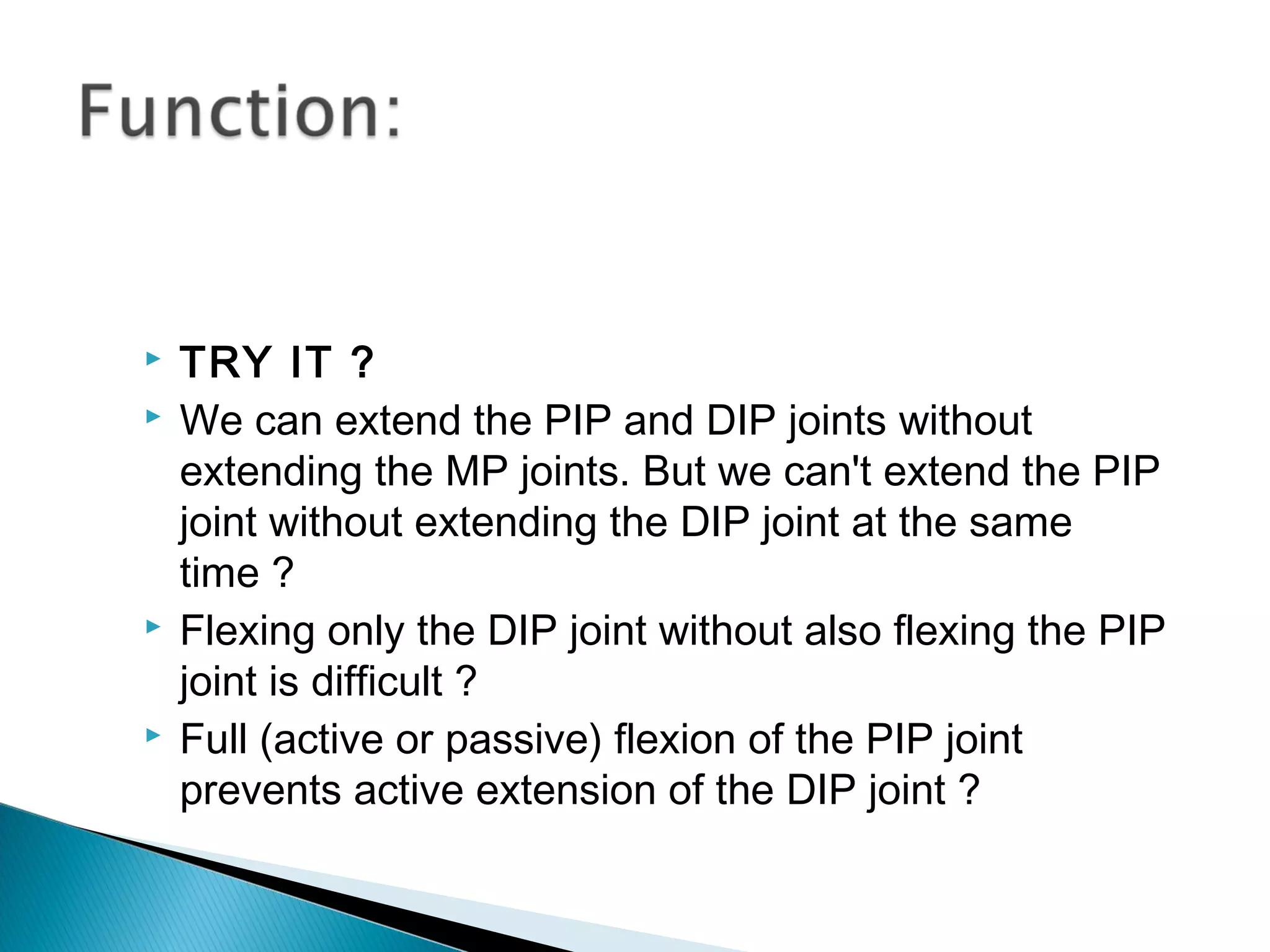 Extensor apparatus hand | PPT