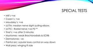 Extensor tendinopathy and radial nerve impingement case.pptx