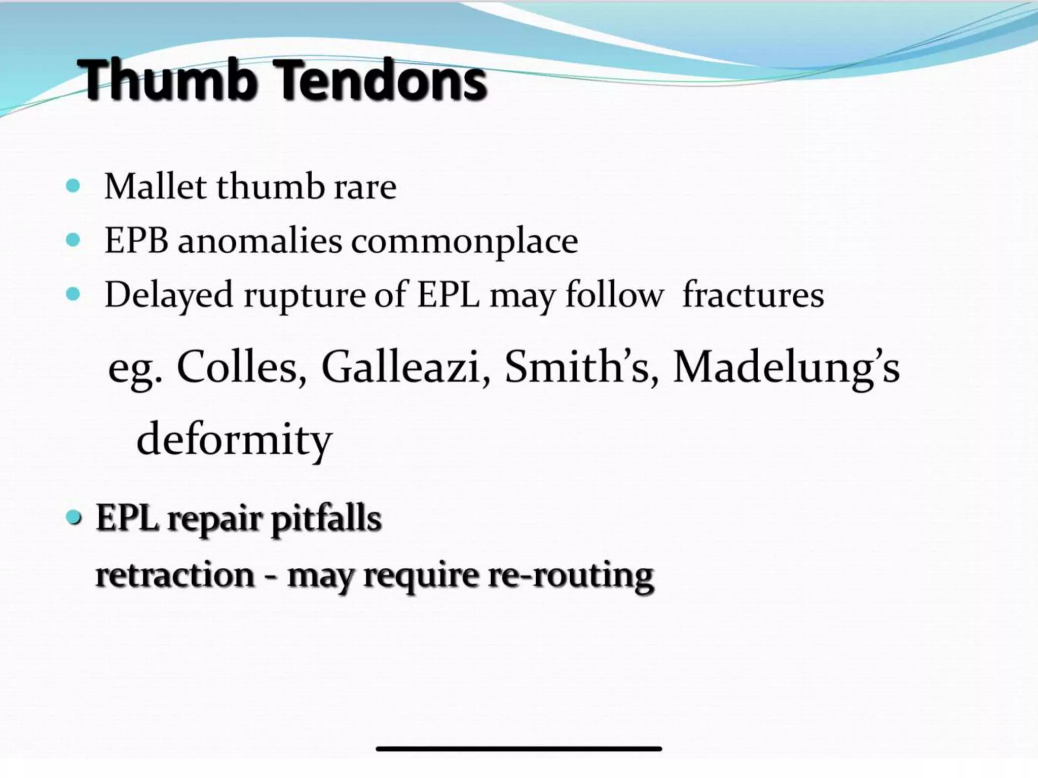 Extensor tendon injuries | PPTX