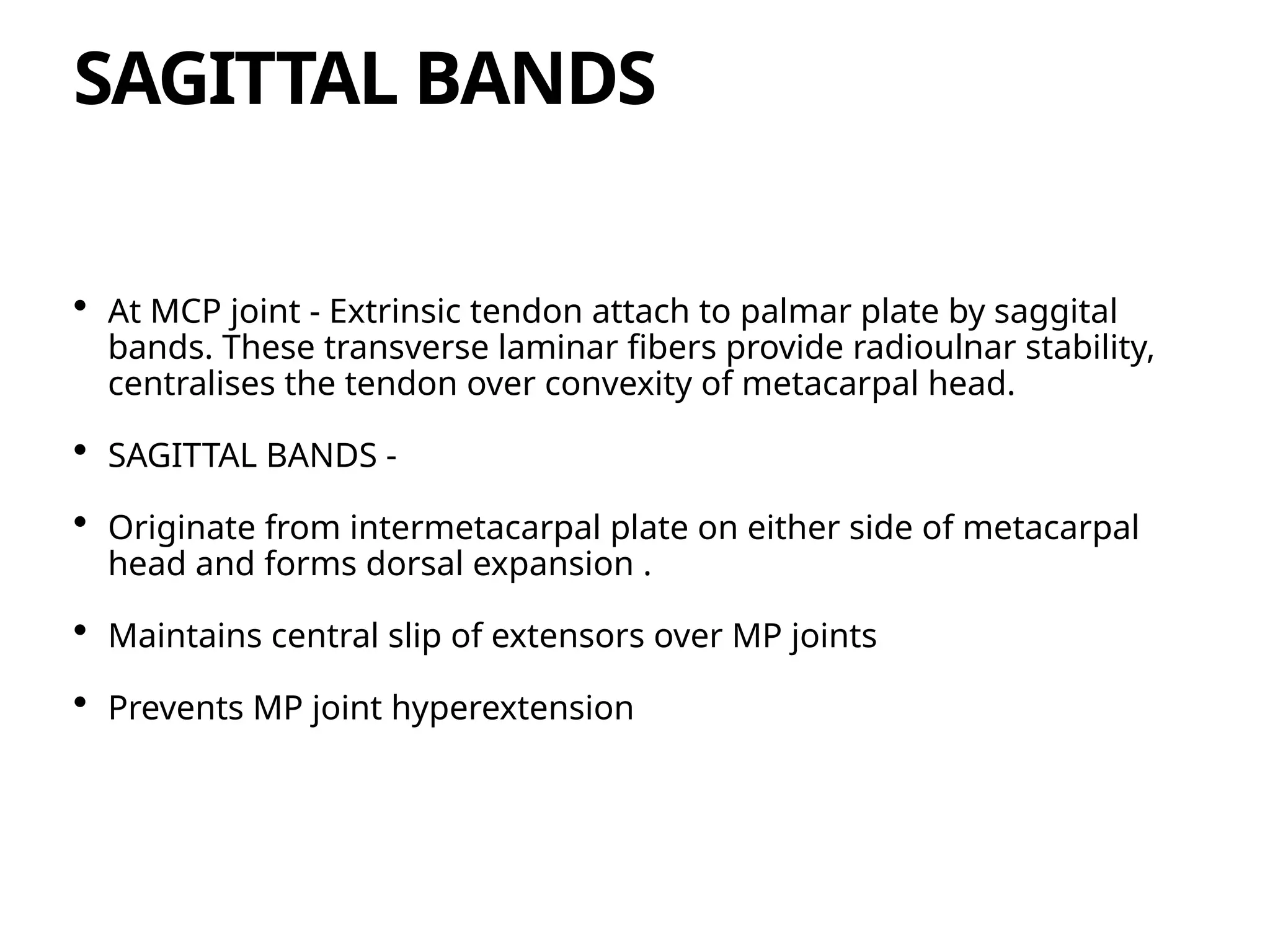 Extensor tendon anatomy, injury and its mangement pptx | PPTX