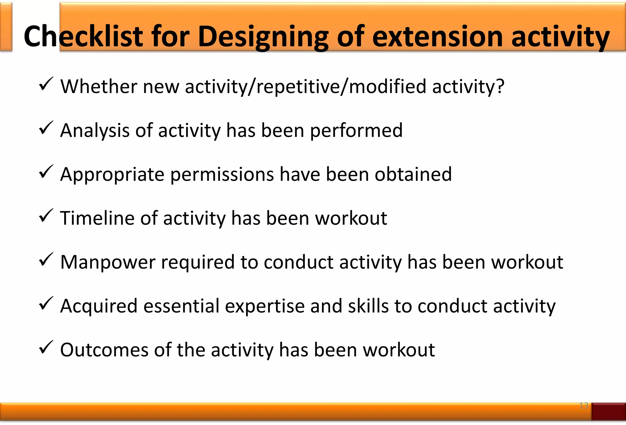 Extention activities-NAAC | PPTX