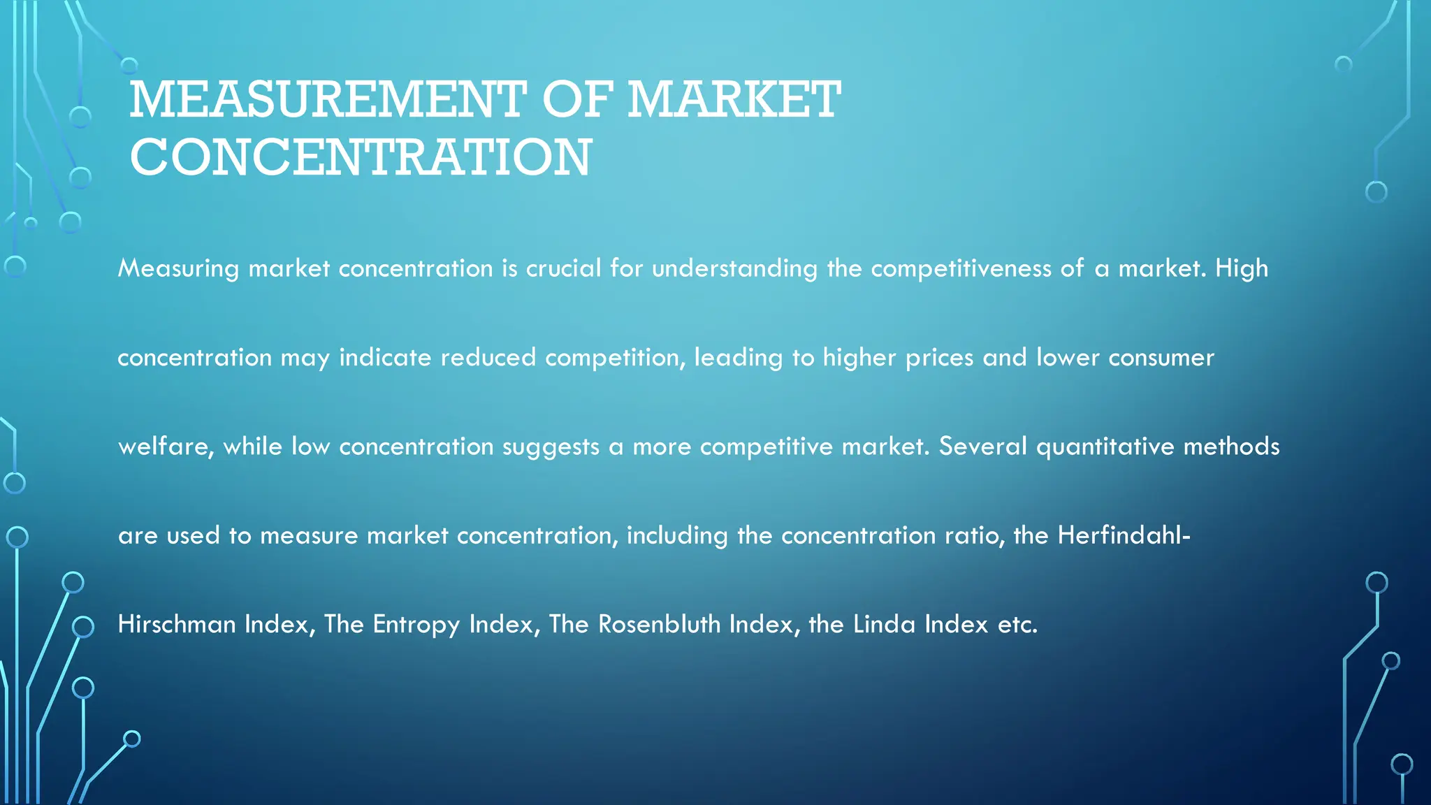 Extent of market concentration and performance of a.pptx