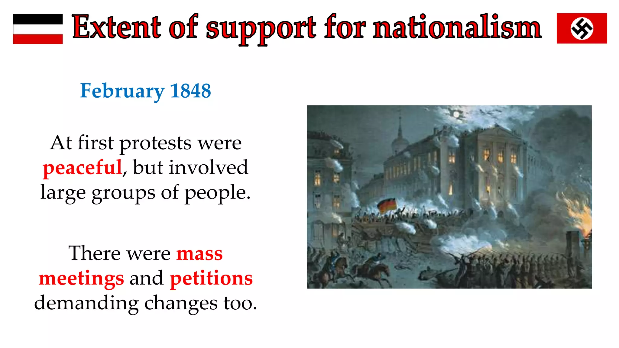 Extent of support for German nationalism 1840s | PPTX