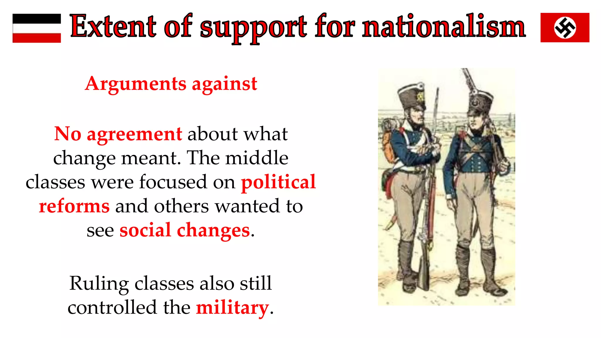 Extent of support for German nationalism 1840s | PPTX