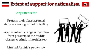 Extent of support for German nationalism 1840s | PPTX