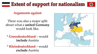 Extent of support for German nationalism frankfurt parliament | PPTX ...
