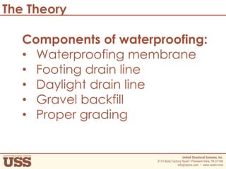Exterior Waterproofing and Encapsulation | PPTX
