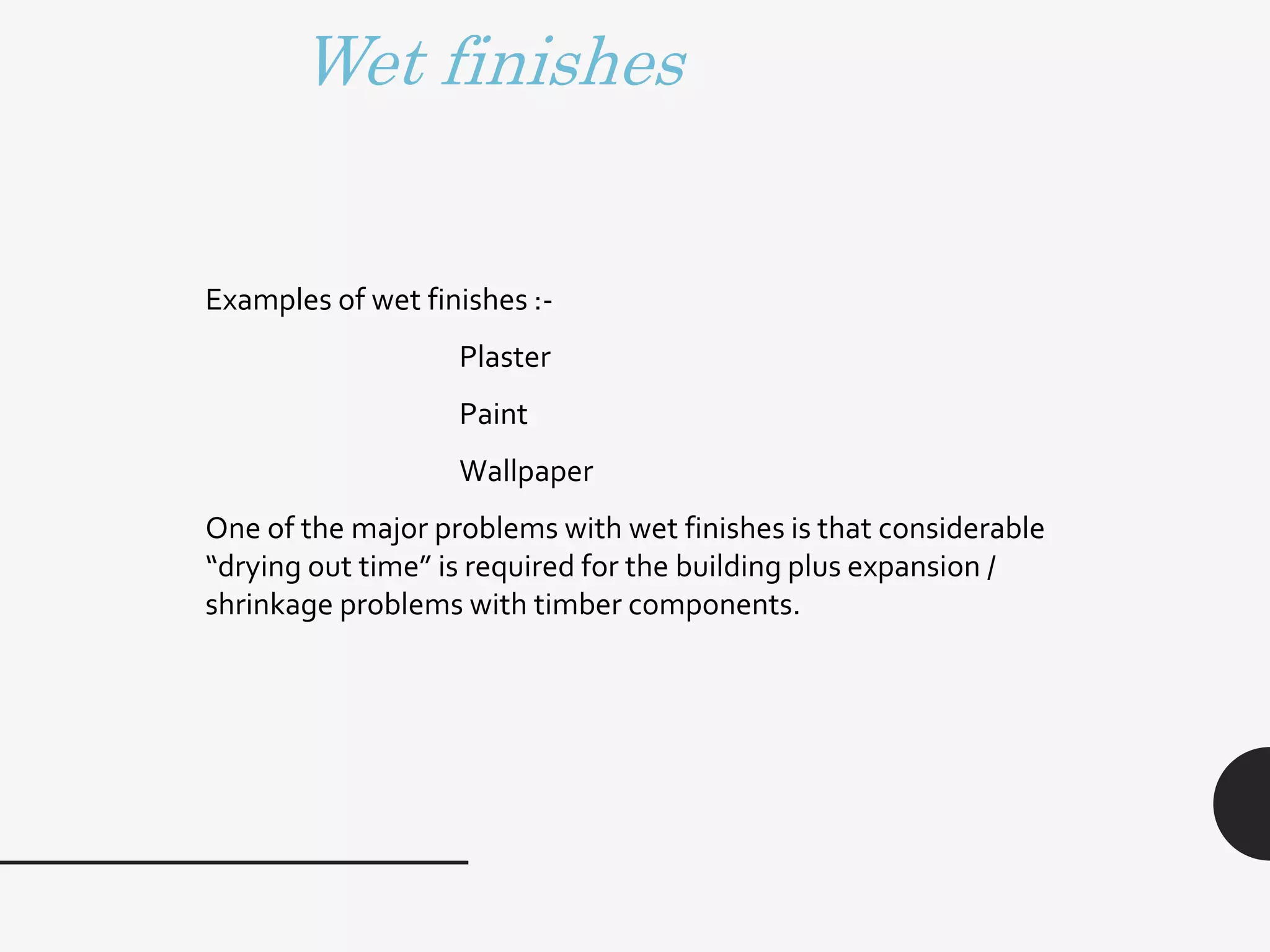 Exterior and interior Finishes- Building Construction | PPTX