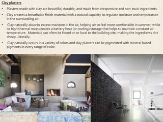 Exterior and interior Finishes- Building Construction | PPTX