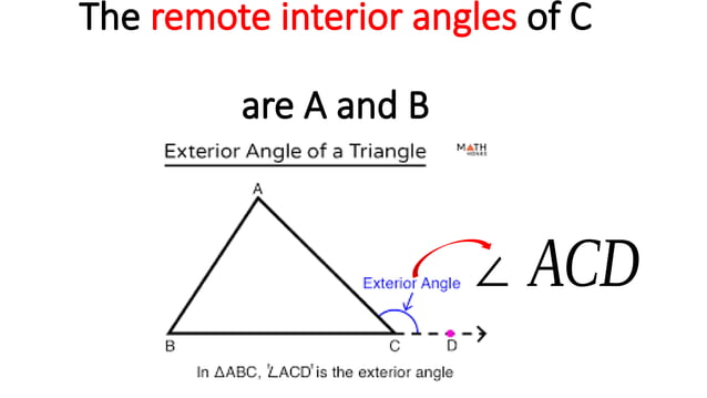 illustrate the exterior angle theorem.pptx