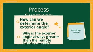 Exterior Angle .............................................. | PPTX
