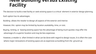 Exterior Design Considerations in Retail Store Design.pptx | Malls ...