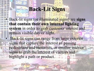 Exterior signage lighting | PPTX