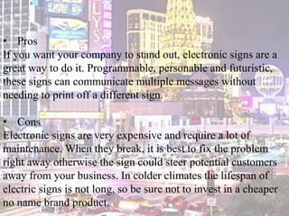 Exterior signage lighting | PPTX