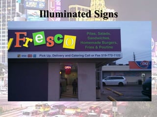 Exterior signage lighting | PPTX