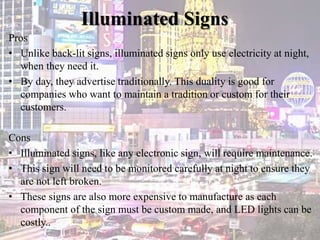 Exterior signage lighting | PPTX