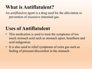 Antiflatulent ppt | PPT