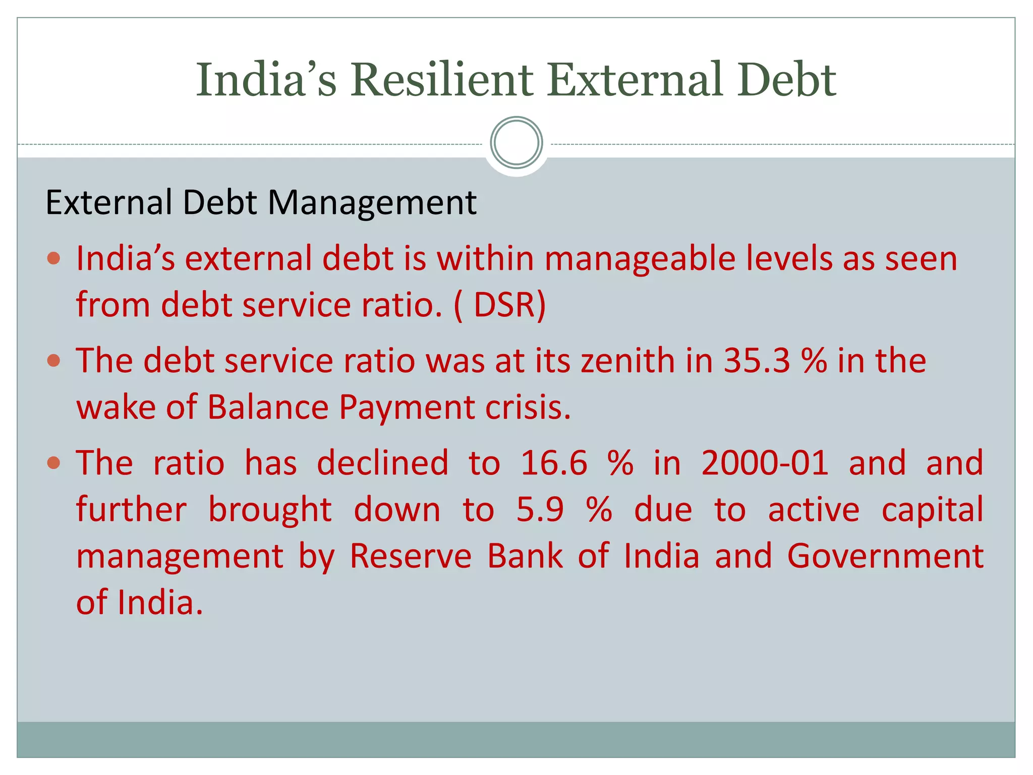 India's External Debt | PPTX