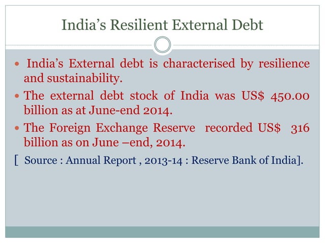 India's External Debt | PPT