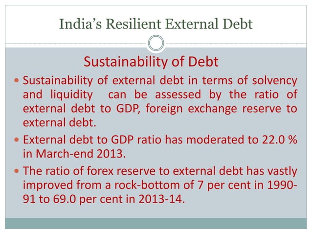 India's External Debt | PPT