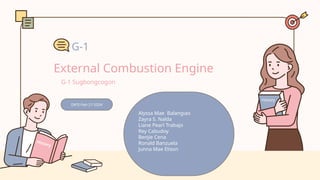Definition and Types of External-Combustion. | PPT