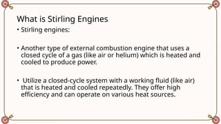 Definition and Types of External-Combustion. | PPT