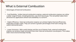 Definition and Types of External-Combustion. | PPTX