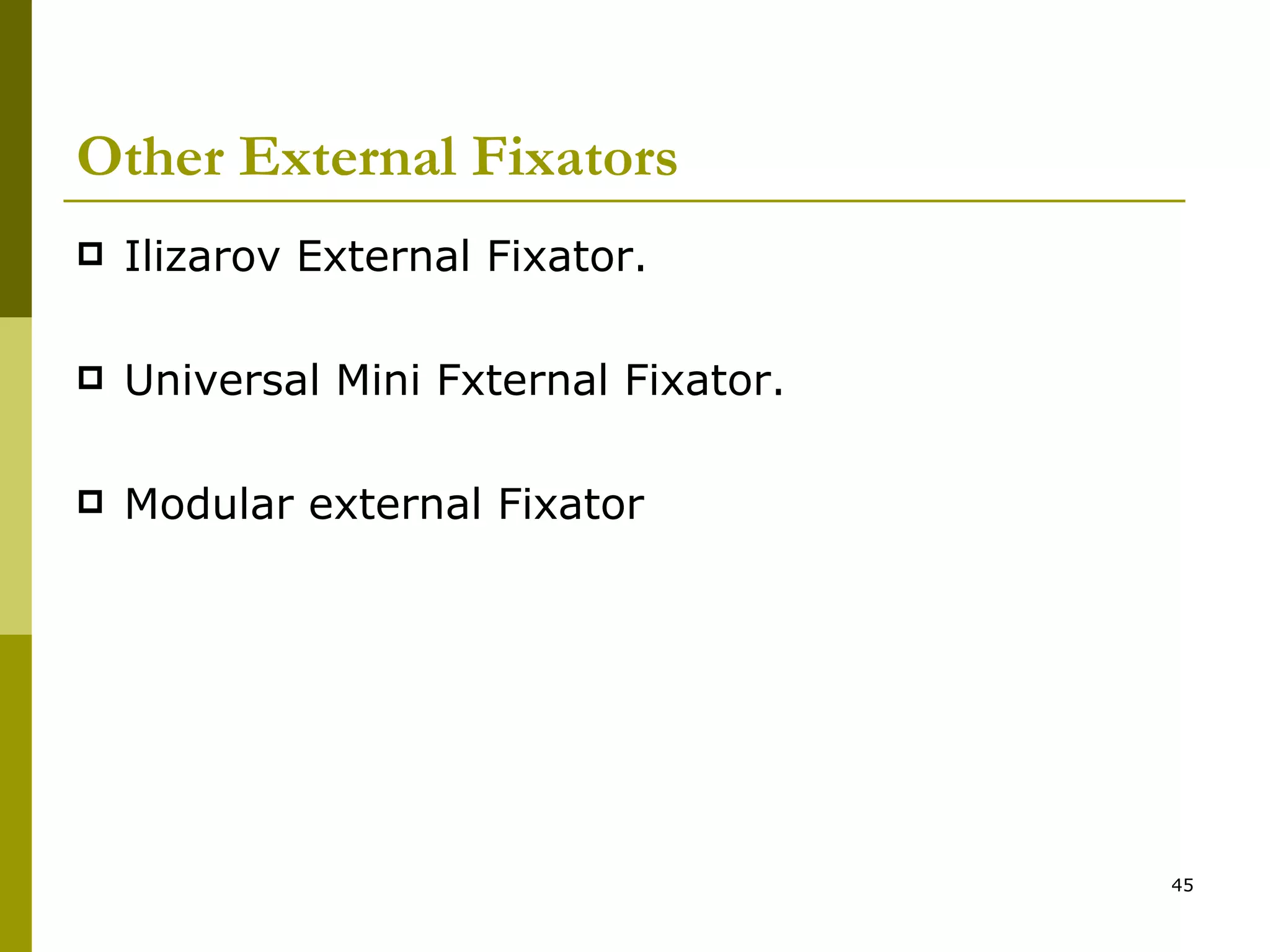 External fixator | PPT