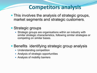 External Analysis Strategic Management Ljmu | PPTX