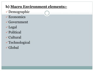 External and internal analysis | PPTX | Business | Business and Finance