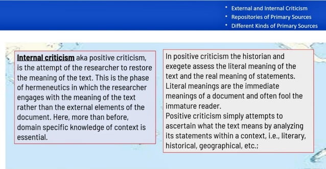 External and Internal Criticism: Readings in Philippine History | PDF