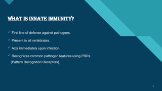 OVERVIEW OF INNATE AND ADAPTIVE IMMUNITY IN HUMAN | PPTX