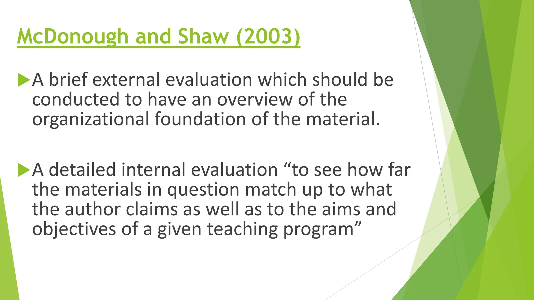 External and Internal Evaluation english | PPTX