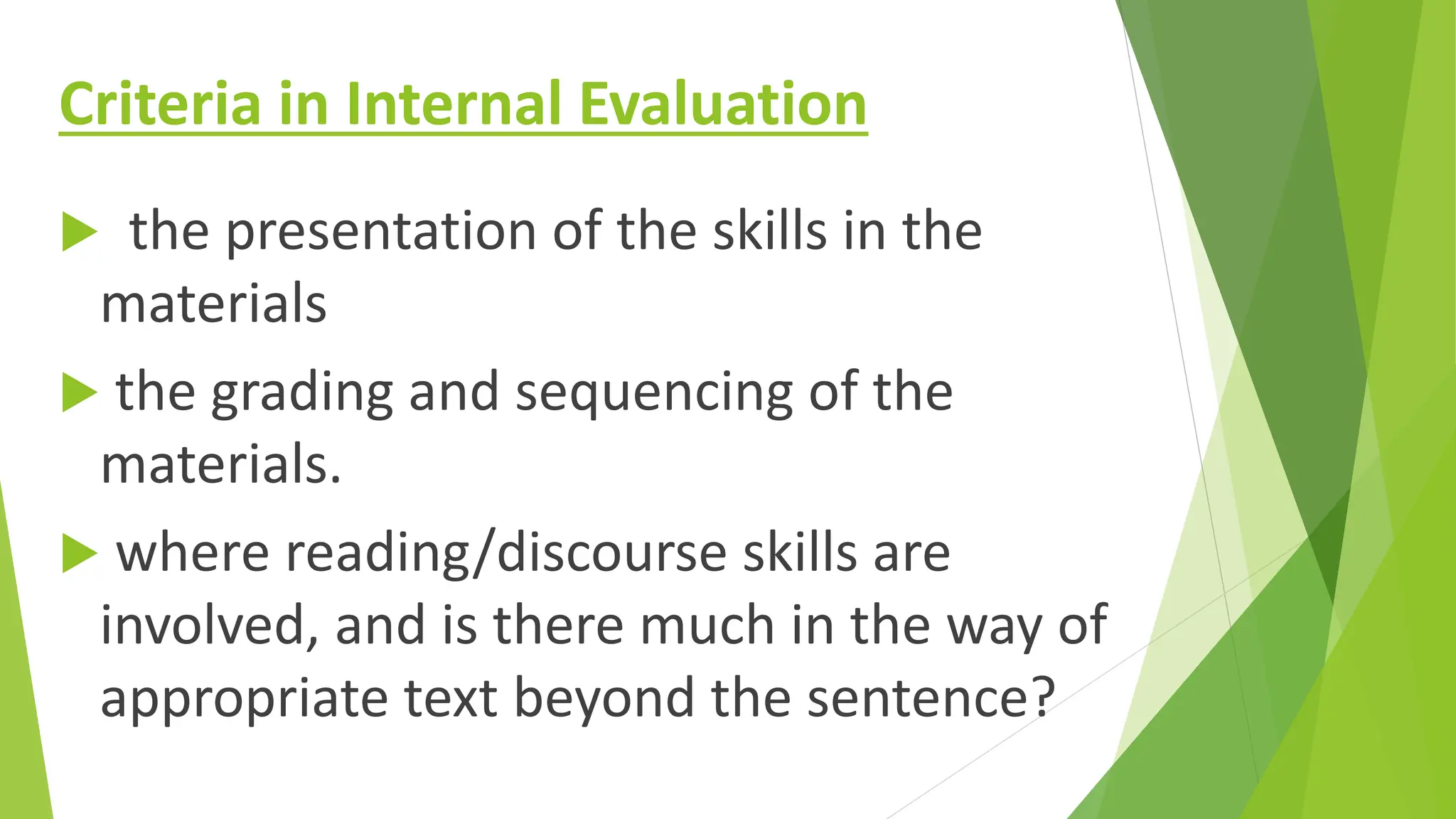 External and Internal Evaluation english | PPTX