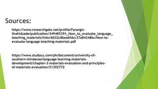 External and Internal Evaluation english | PPTX