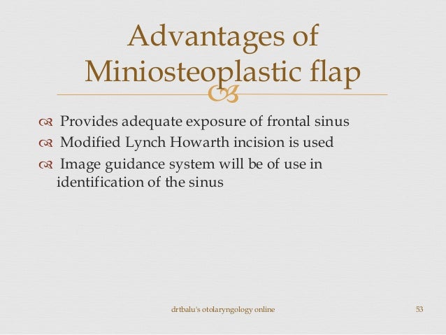 External approaches to sinus surgery