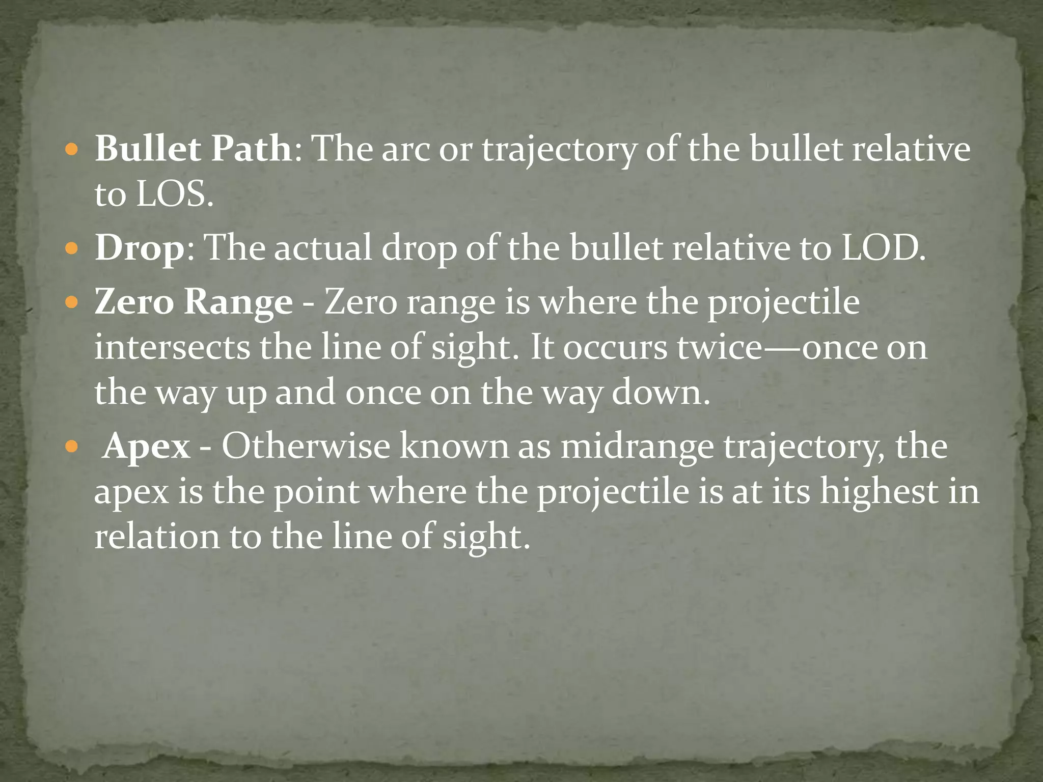 External ballistics | PPTX