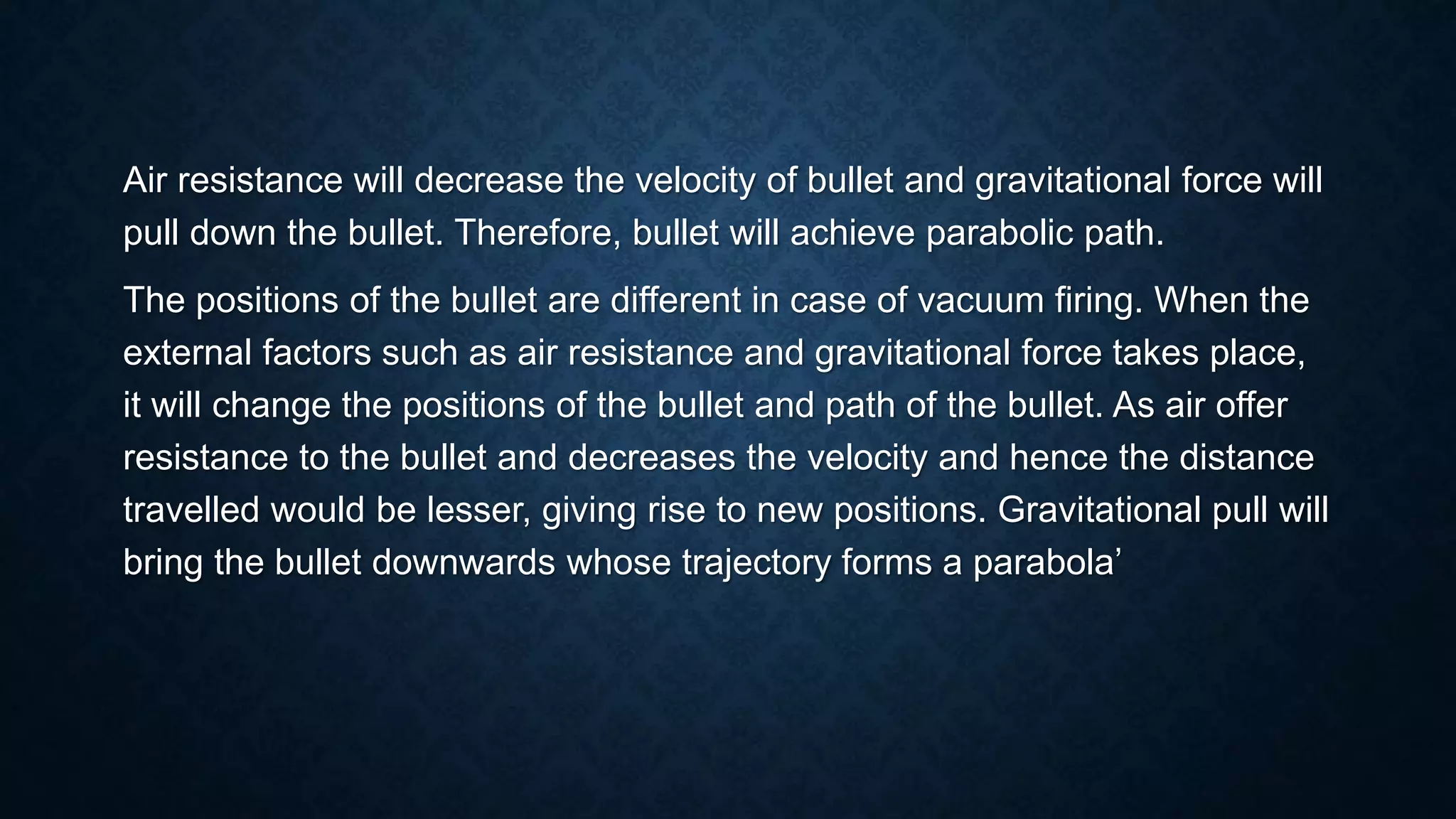 External ballistics | PPTX