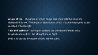 External ballistics | PPTX