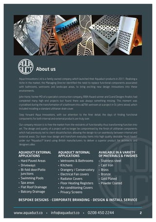 Aquaduct External brochure | PDF
