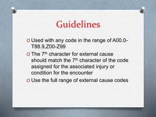 External causes of morbidity | PPTX