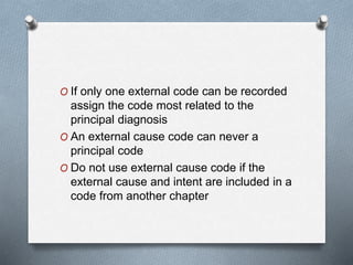 External causes of morbidity | PPTX