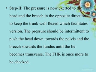 EXTERNAL CEPHALIC VERSION OBG NOTES .pptx