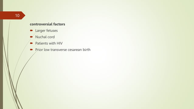 EXTERNAL CEPHALIC VERSION BY DR Alphonse.pptx | Pregnancy ...