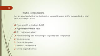 EXTERNAL CEPHALIC VERSION BY DR Alphonse.pptx