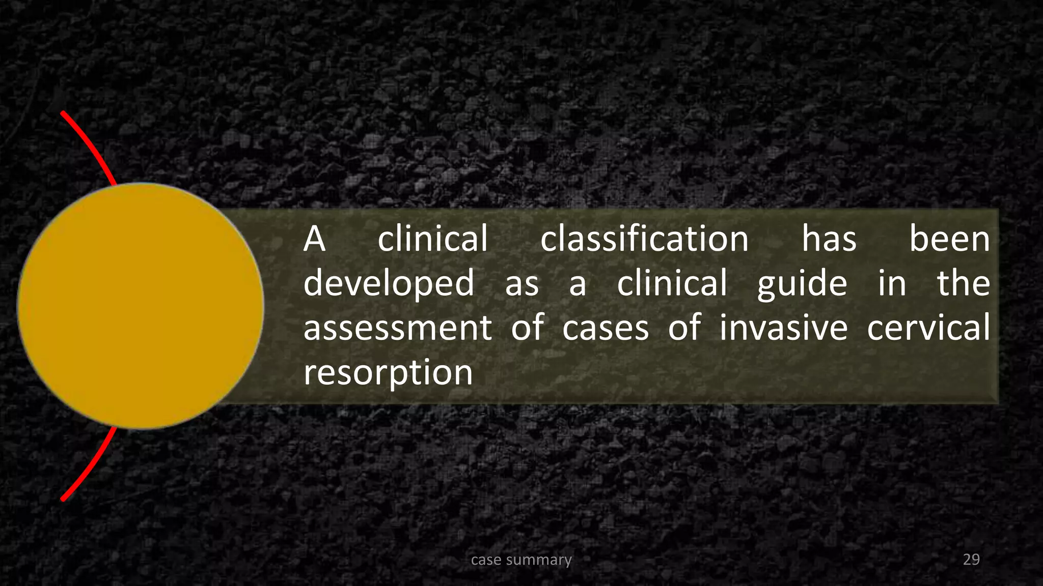 “Saving the borders” External cervical resorption : A Case report | PPTX