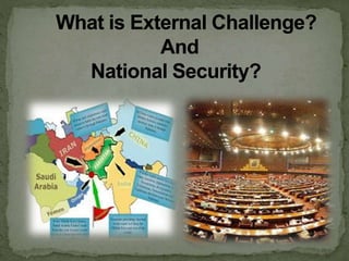 External challenges to pakistan | PPTX