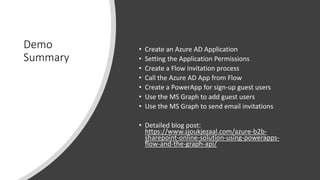 External collaboration with Azure B2B | PPT
