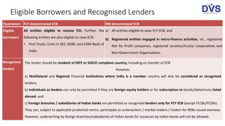External commercial borrowings | PPTX